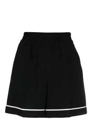 Red Valentino Thigh-length Shorts - Black