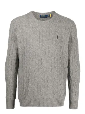Polo Ralph Lauren Cable-knit Jumper - Grey