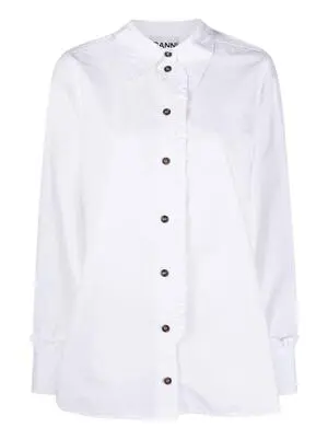 GANNI Button-up Shirt - White