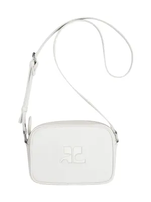 COURREGES Reedition Leather Camera Bag - White