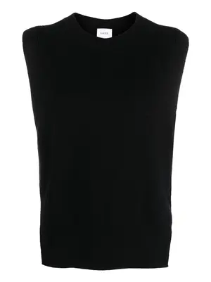 BARRIE Barrie Iconic Sleeveless Cashmere Jumper