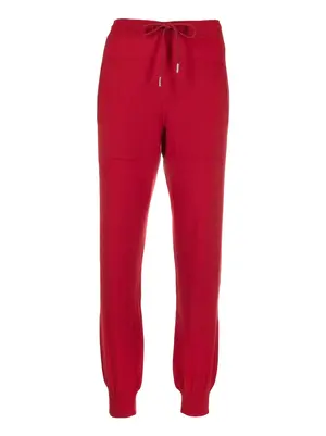 BARRIE Drawstring Track Pants - Red