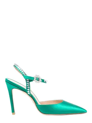 STUART WEITZMAN Gemcut 100mm Pumps - Green