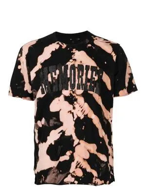 STAIN SHADE X Hiroshi Fujiwara Bleached-effect T-shirt - Black