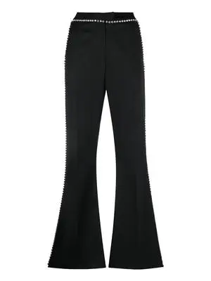 Dodo Bar Or Mark Crystal-embellished Trousers - Black