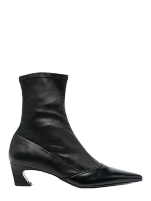 Acne Studios Leather Ankle Boots - Black