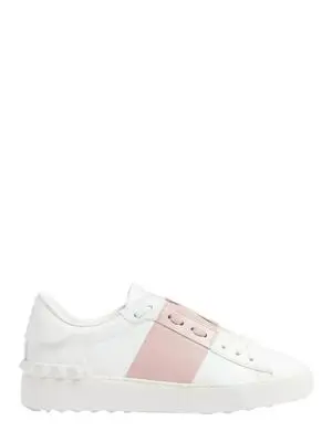 Valentino Garavani Rockstud Leather Sneakers - White