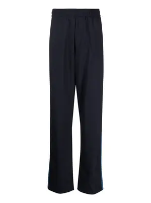 Paul Smith Side-stripe Elastic Track Pants - Blue