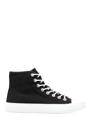Acne Studios Contrasting Toe-cap Lace-up Sneakers - Black