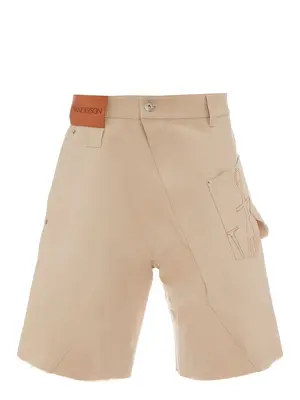JW Anderson Twisted Chino Shorts - Neutrals