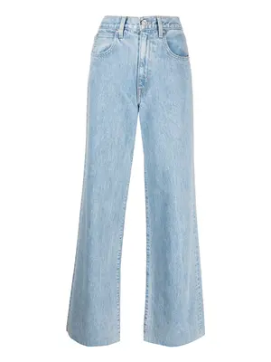 SLVRLAKE SLVRLAKE High-Waisted Wide-Leg Jeans