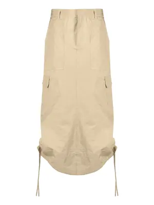 Marc Jacobs Cargo Midi Skirt - Neutrals
