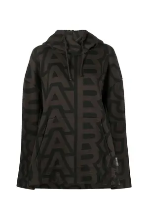 Marc Jacobs Marc Jacobs Monogram Oversized Hoodie Black