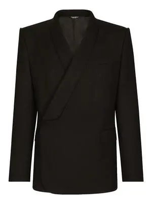 Dolce & Gabbana Sicilia-fit Double-breasted Blazer - Black