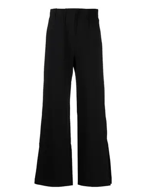 GCDS GCDS Wide-Leg Jersey Trousers