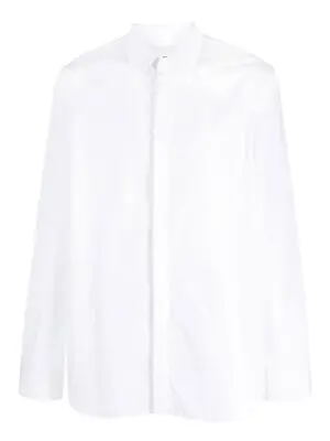 JIL SANDER Long-sleeve Poplin Shirt - White