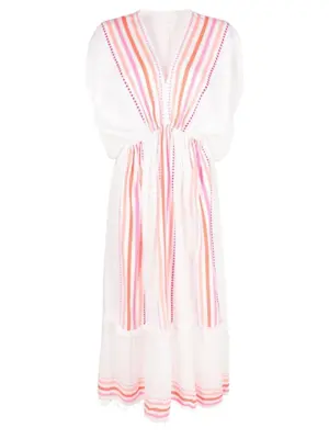 LEMLEM Eshe Stripe-print Dress - Pink