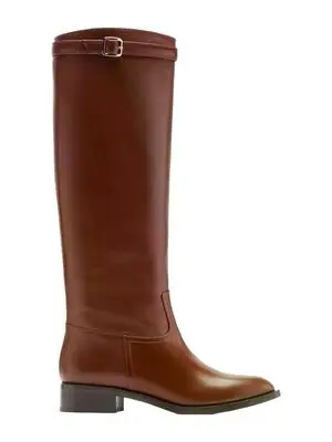 SCAROSSO Lauren Knee-high Boots - Brown
