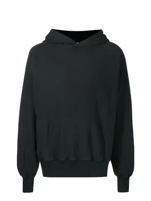 GR10K Long Sleeves Cotton Hoodie - Black