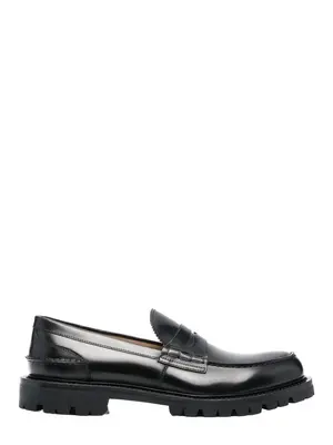 SCAROSSO Chunky-soled Loafers - Black