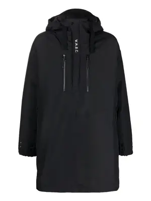 WHITE MOUNTAINEERING Half Zip-up Padded Coat - Black