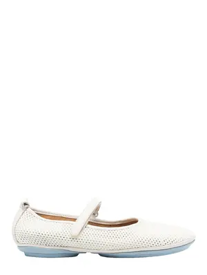 Camper Right Nina Perforated Ballerinas - Neutrals