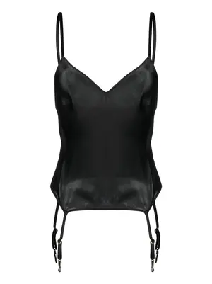 MAISON CLOSE Silk Camisole - Black