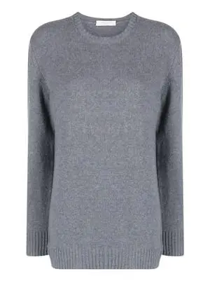 ZANONE Crew-neck Wool-cashmere Jumper - Grey