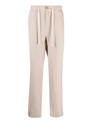 Vince Straight-leg Trousers - Neutrals