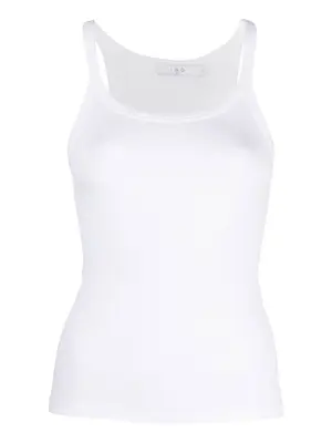 IRO PARIS Spaghetti-straps Cotton Top - White