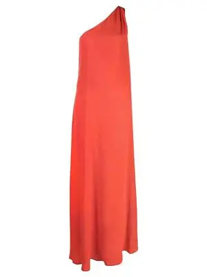 Kiton One-shoulder Maxi Dress - Red
