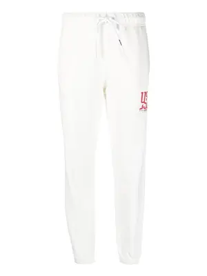 AUTRY Logo-print Track Pants - White