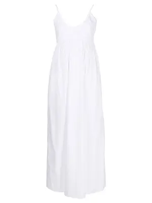 BIRD & KNOLL BIRD & KNOLL Ruffled Cotton Maxi Dress