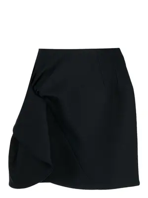 DICE KAYEK Dice Kayek Asymmetric Draped Miniskirt