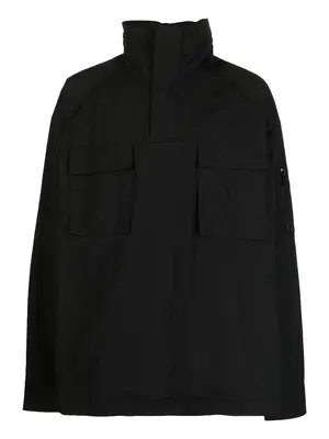 JUUN.J Flap-pockets Hooded Jacket - Black