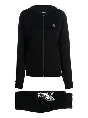 PLEIN SPORT Logo-print Jogging Tracksuit - Black