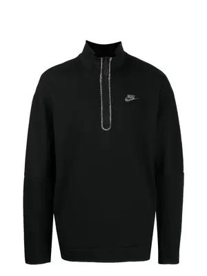 Nike Nsw Tech Fleece Half-zip Sweatshirt - Black