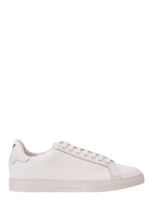 Emporio Armani Logo-print Low-top Sneakers - White