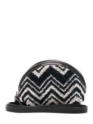 Missoni Zigzag-patterned Coin Case - Black