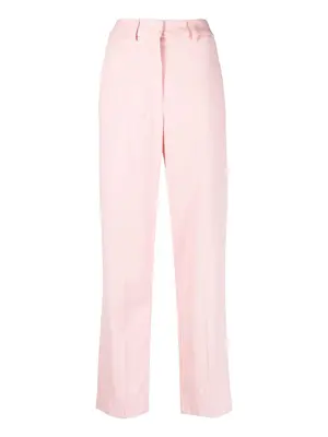 FORTE_FORTE High-waist Tailored Trousers - Pink