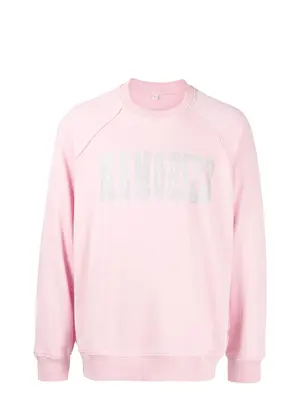 STAIN SHADE X Hiroshi Fujiwara Slogan-print Sweatshirt - Pink