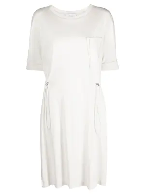 FABIANA FILIPPI Drawstring-Waist T-Shirt Dress