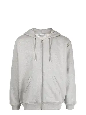 LEATHERSMITH OF LONDON Drawstring-hooded Bomber Jacket - Grey