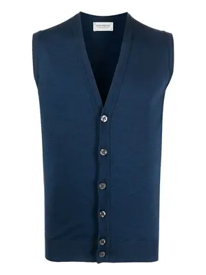 JOHN SMEDLEY John Smedley Merino Wool Knitted Vest
