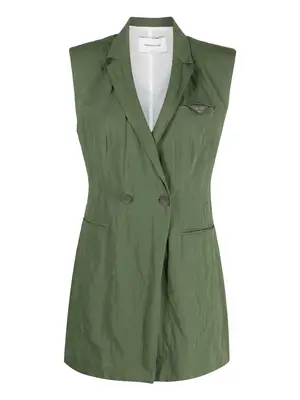 FABIANA FILIPPI Fabiana Filippi Sleeveless Double-Breasted Blazer