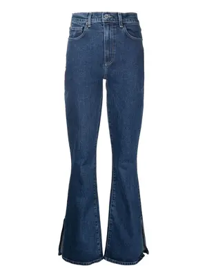 LE JEAN Stella Flared-leg Jeans - Blue