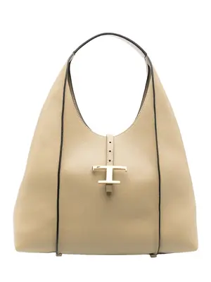 TOD'S T Timeless Tote - Neutrals