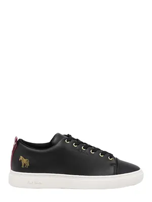 Paul Smith Zebra-patch Lace-up Sneakers - Black