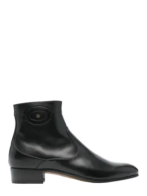 Gucci Double G Ankle Boots - Black