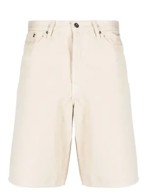 Off-White Canvas Shorts - Neutrals